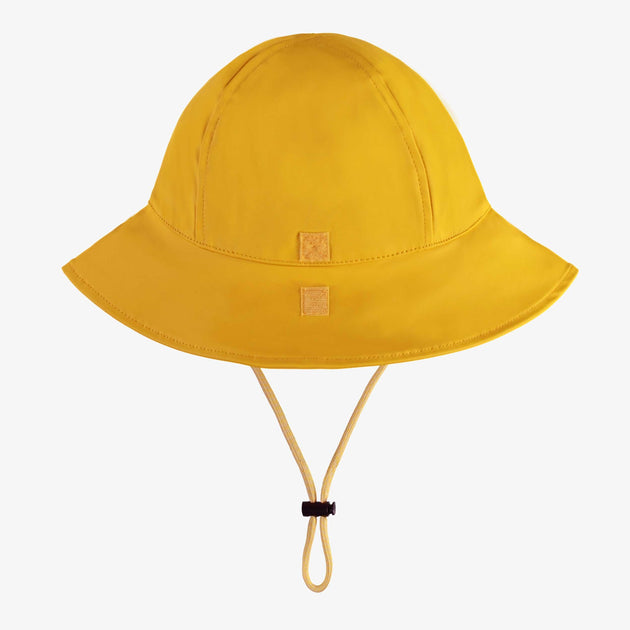 Yellow rain hat in polyurethane, child - Souris Mini – Souris Mini