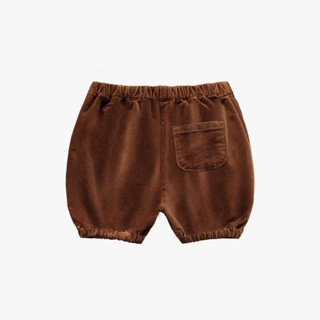 Short bouffant marron en velours, bébé - Souris Mini – Souris Mini
