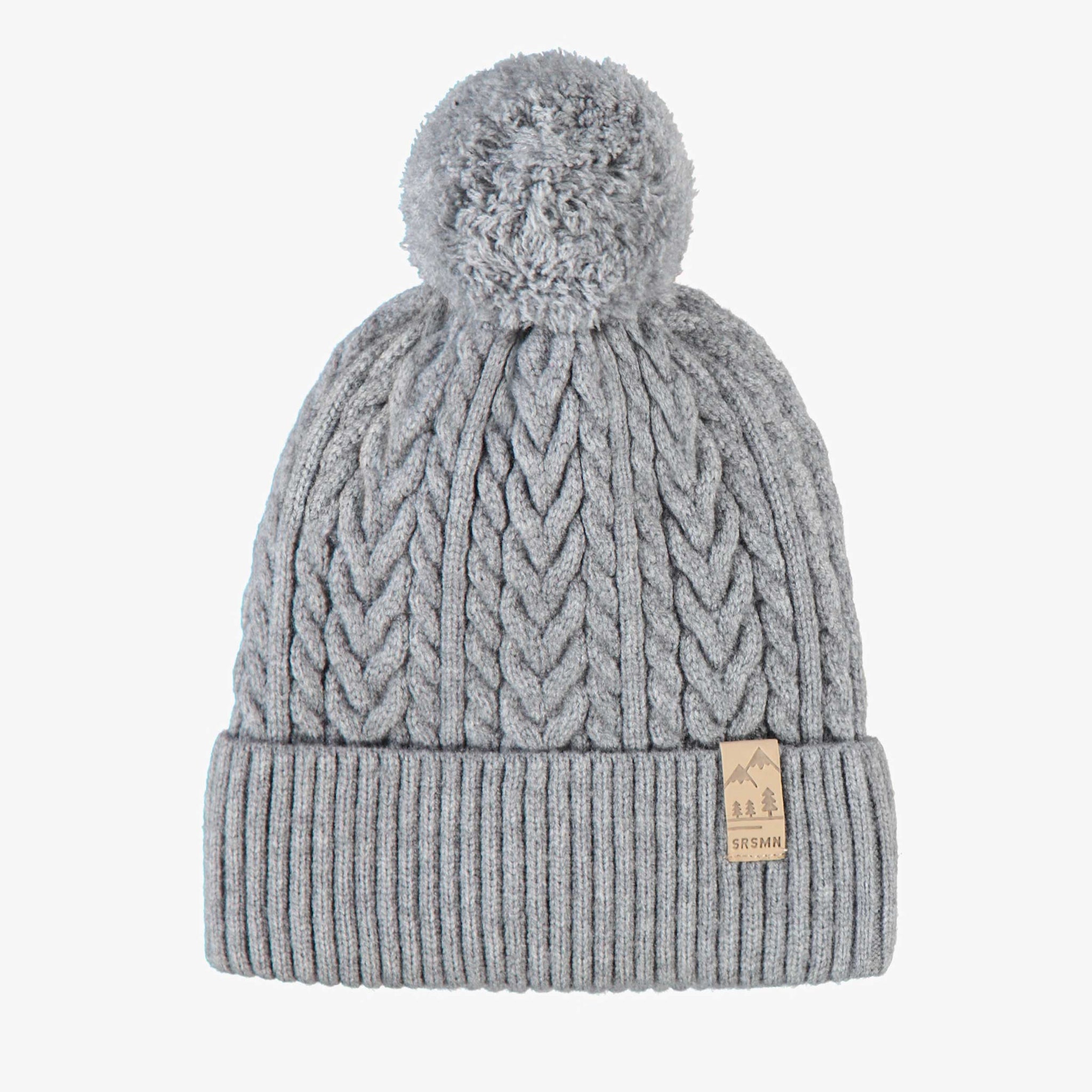 Tuque grise en tricot, enfant | Souris Mini - Souris Mini