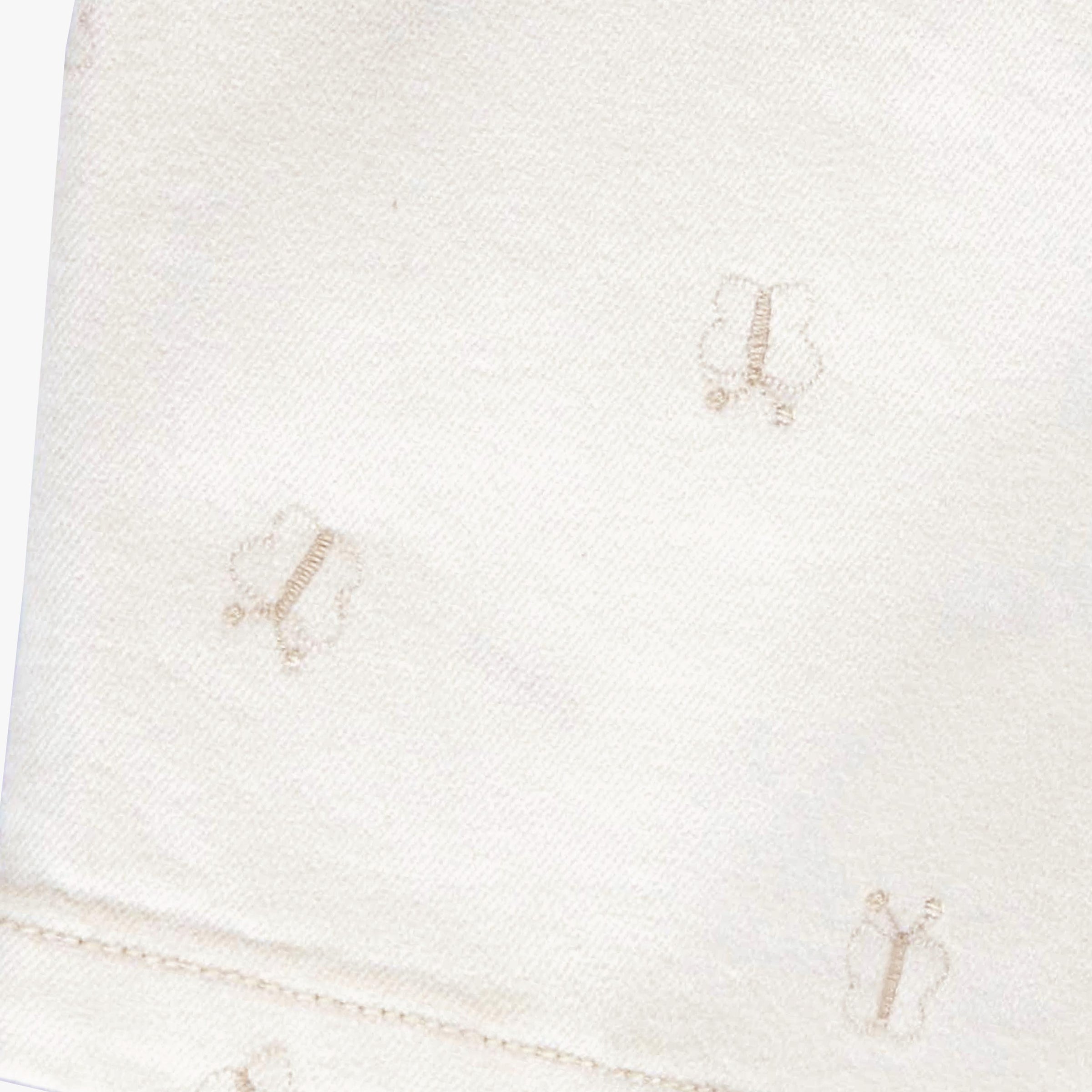 Robe crème en denim avec broderies de papillons, bébé | Souris Mini ...